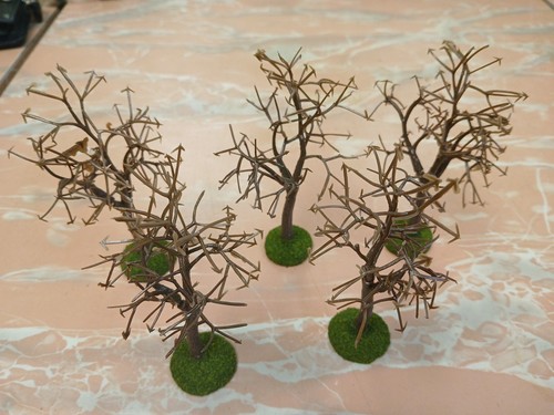 5 based Landscape Model Dead Trees wargaming scenery terrain 4.5" Tall ...