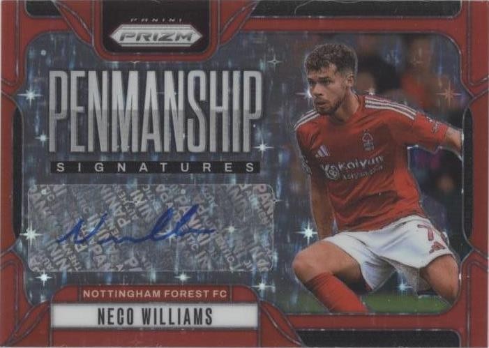 2024-25 Panini Prizm Premier League - Penmanship Neco Williams #P-NW ...
