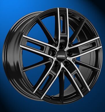 Ronal R67 8.5 X 20 5 X 108 40 jetblack frontkopiert for sale online | eBay