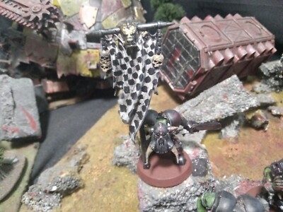 games workshop, 14 Ork boys Sqaud, custom conversion from fantasy. Pro ...