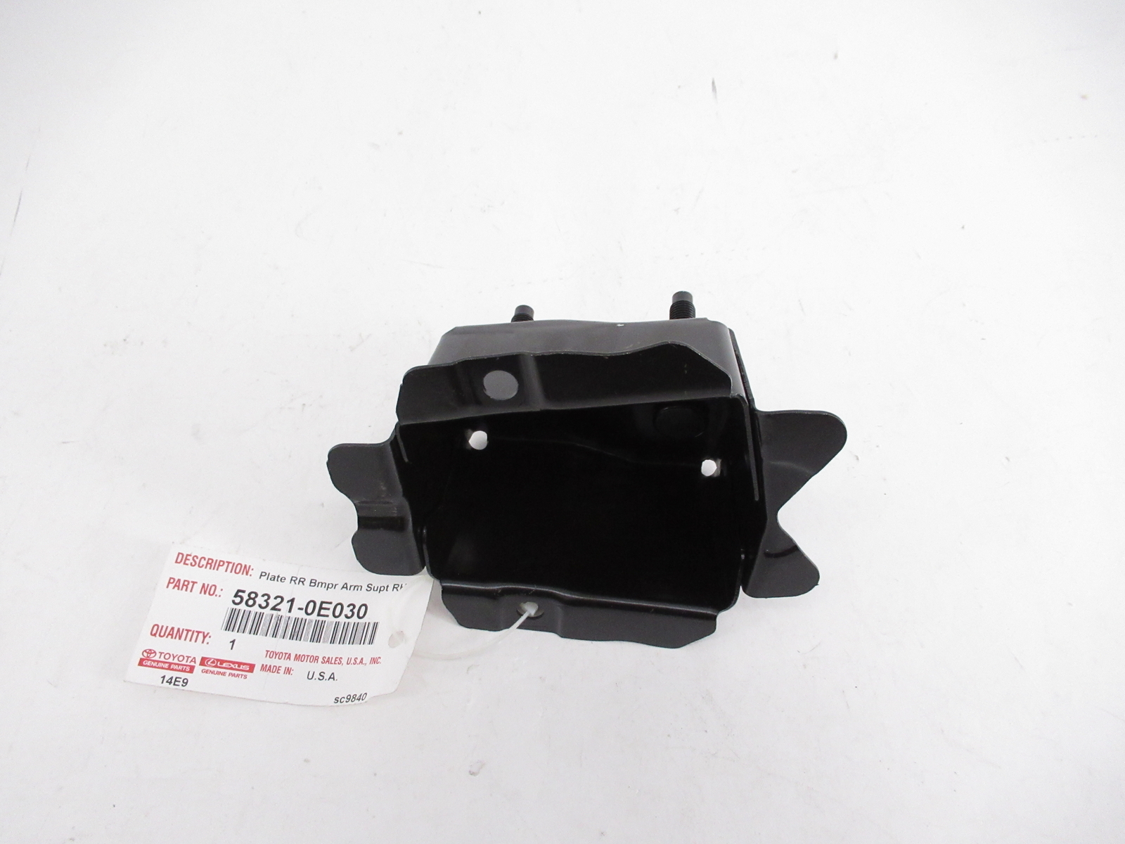 Genuine OEM Toyota 58321-0E030 Passenger Rear Bumper Bracket 2014-19 ...
