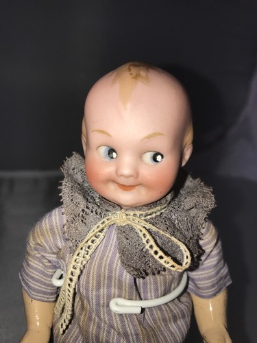 6” Antique German Bisque Head Googly Doll A M 324! | eBay
