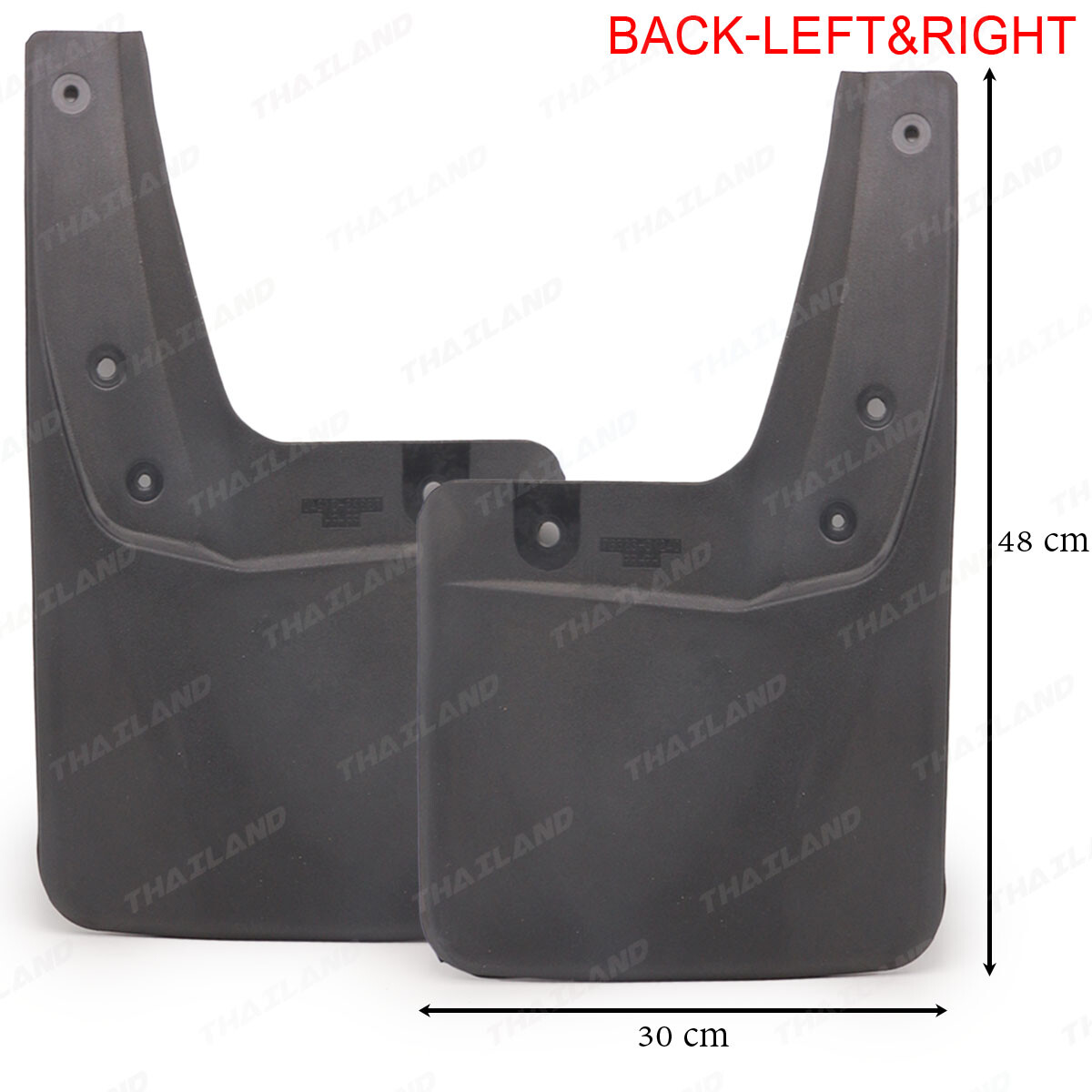 Rubber Rear Pair Mud Guard Flap Fits Toyota Hilux Revo Rocco 4x4 2015-'22 | eBay