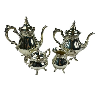 Tea/Coffee Pots & Sets - Baroque Silver Plated