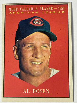 1961 Topps AL ROSEN no. 474 EX-NEAR MINT | eBay