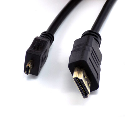 Micro HDMI TV Cable 1m to 7m HDMI Lead For Tablets & Cameras GoPro Hero ...