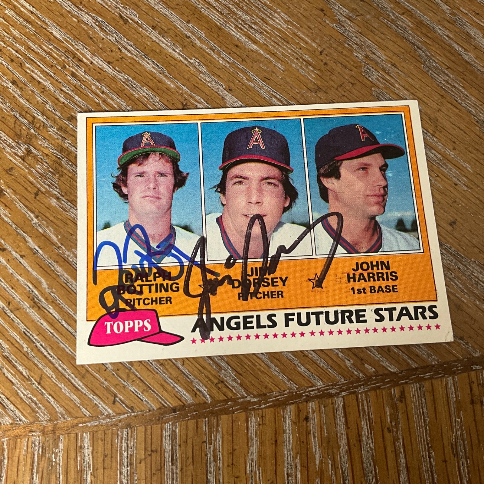 Autographed 1981 Topps rookies w/ RALPH BOTTING & JIM DORSEY | eBay