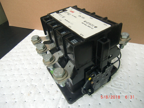 ABB CONTACTOR 4-POLE, P/N: EK150, IEC/EN60947-4-1, SK824-441. 200A ...