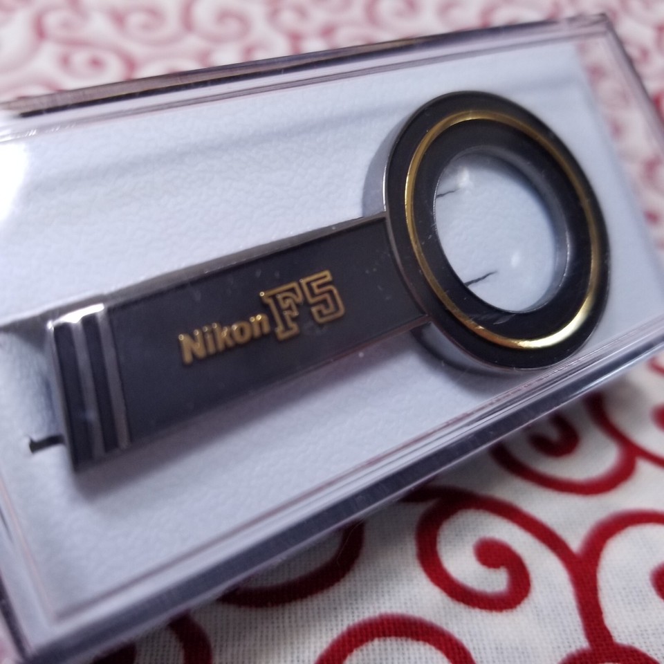 Nikon Loupe Lupe Tie Pin ( F5 Release Anniversary Model ) EXC+++ RARE ...