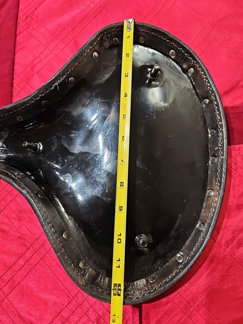 SCHWINN WZ WHIZZER EMBOSSED SEAT TOP! PROFESSIONALLY RE-SADDLED: BLACK ...