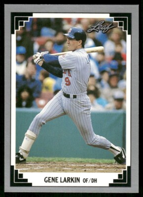 1991 Leaf #157 Gene Larkin - Minnesota Twins | eBay