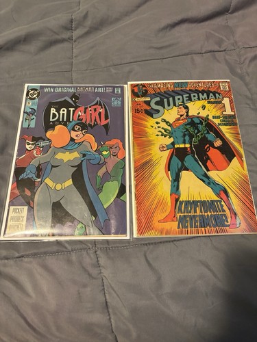 DC Comic Book Lot Batman Adventures #12 And Superman #233 | eBay