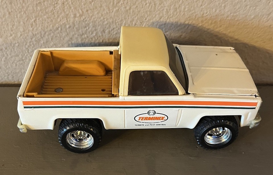 Vintage HTF Ertl Chevy Square Body Metal Pickup Terminix Pest Control 1 ...