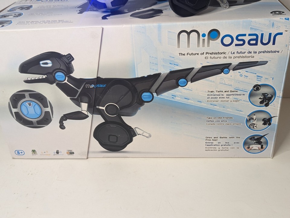 Miposaur WowWee Intelligent Robot Dinosaur Interactive Pet - Track Ball ...