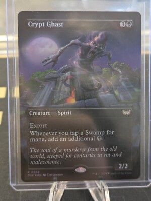 MTG Duskmourn Crypt Ghast Borderless Foil 368 | eBay