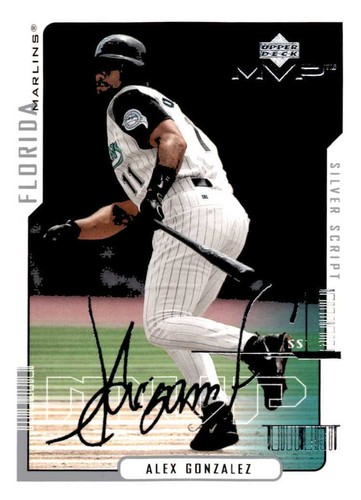 2000 Upper Deck MVP Silver Script Alex Gonzalez 114 | eBay