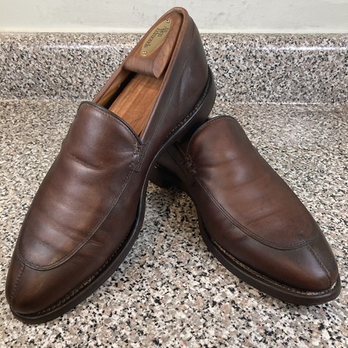 Allen Edmonds Steen 6068 Brown Leather Venetian Split Toe Loafer Men's ...
