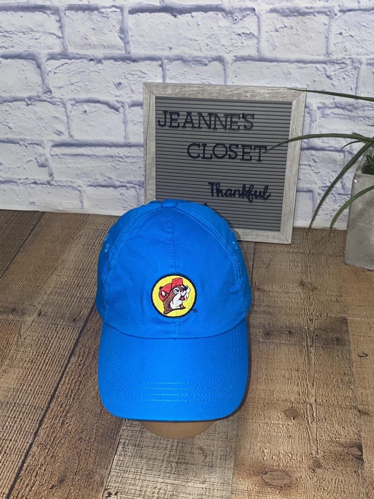 Buc-ees Beaver Blue Logo Patch Strap-back Adjustable … - Gem