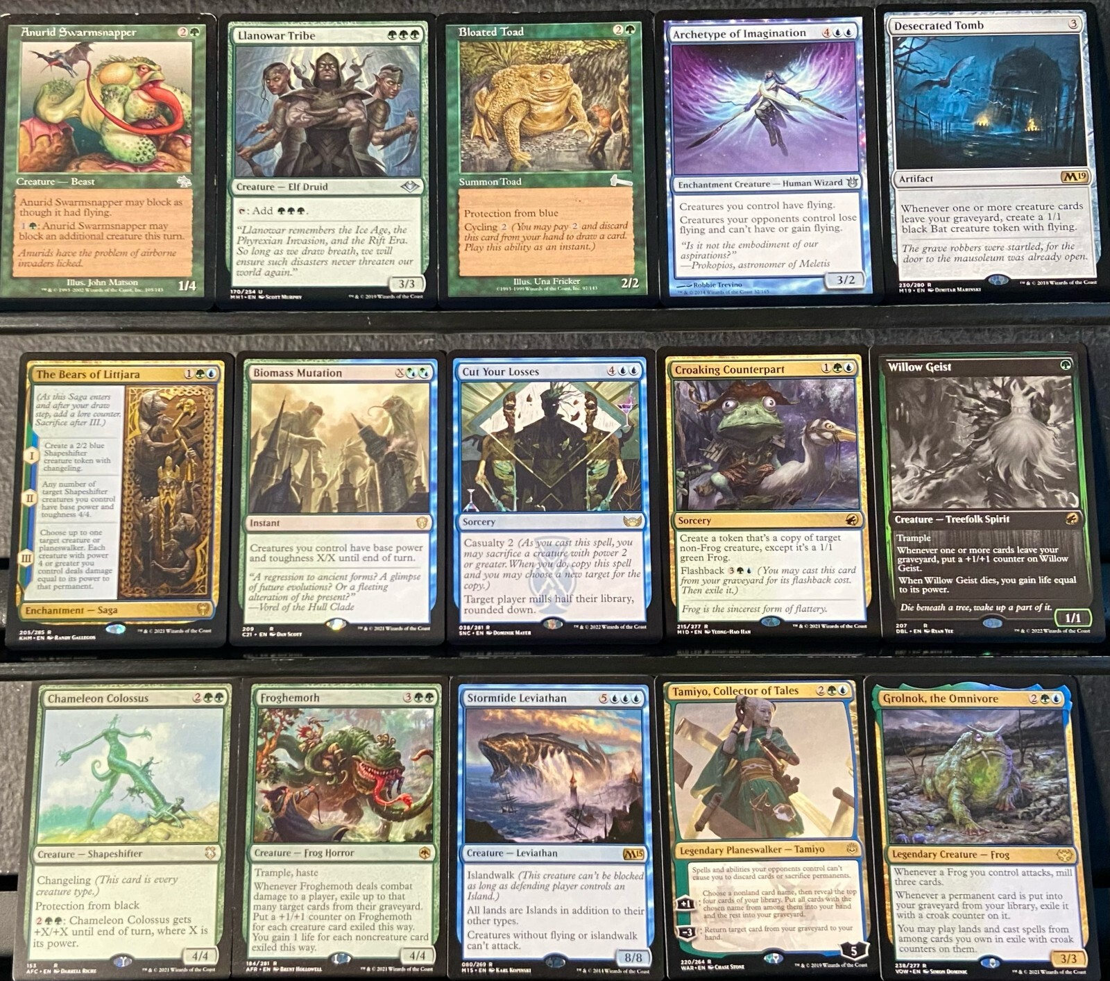 ***Custom Commander Deck*** Grolnok, the Omnivore - Frogs - EDH MTG ...