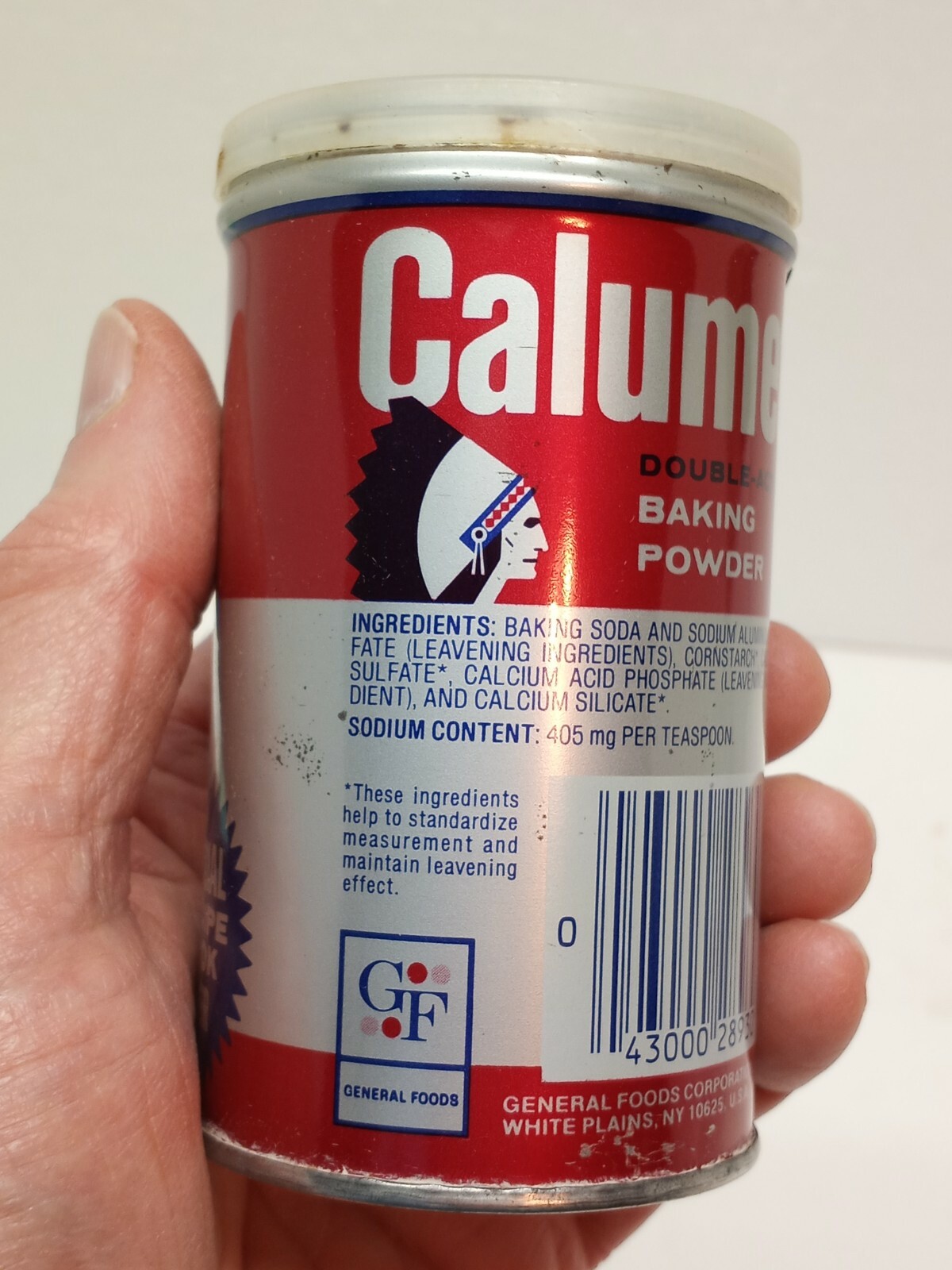 VTG CALUMET BAKING POWDER CAN TIN 7 OZ. GENERAL FOODS with LID | eBay
