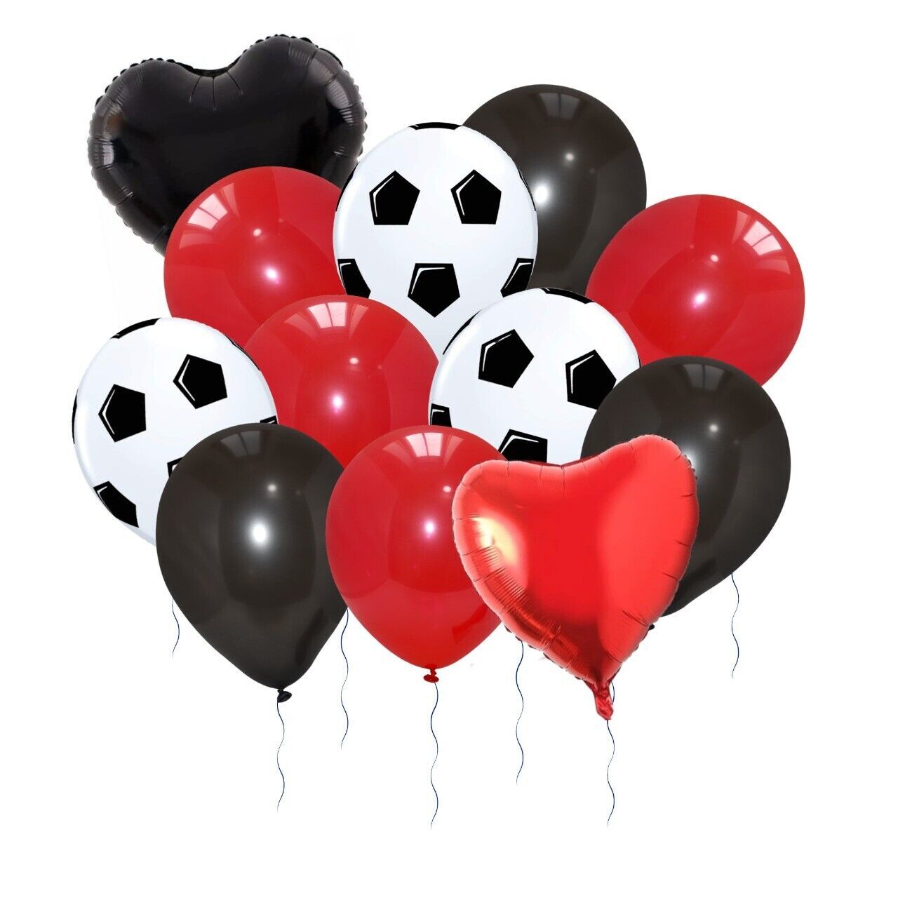 12" Football Balloons Match Soccer Party Kids Birthday Latex Balloon ...