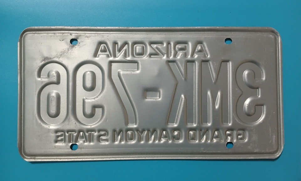 🐾1980 ARIZONA "COMMERCIAL" LICENSE PLATE (3MK-796) W/85 RENEW. STKR. | eBay