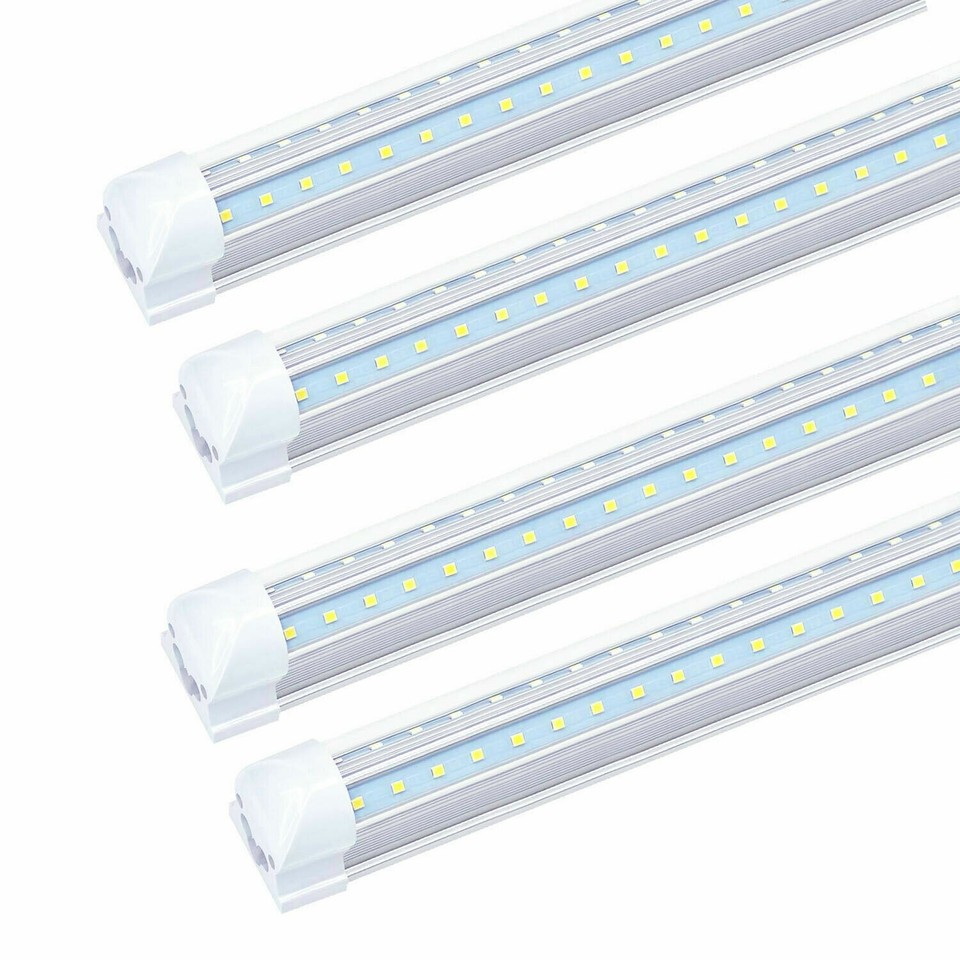 8FT T8 LED Tube Light Bulbs 2FT 4FT 5FT 6FT LED Shop Light Fixture 14W ...