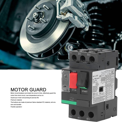 4‑6.3A Motor Circuit Breaker Overload Prevention Motor Protector Switch ...