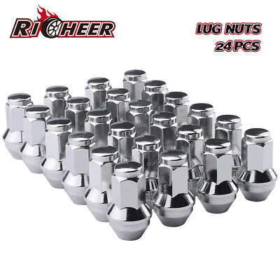 24 FORD OEM FACTORY CHROME 14X2 LUG NUTS FOR 2003-2014 F150 EXPEDITION ...