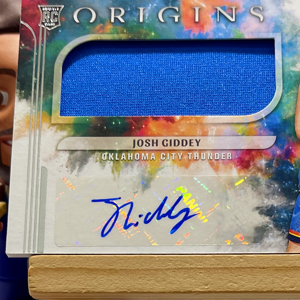 *Rookie Autograph* RPA Panini Origins Josh Giddey Auto Card RC RJA ...