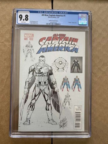 All-New Captain America #1 CGC 9.8 1st Sam Wilson Cap america Pacheco ...