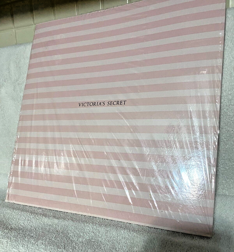 Victoria Secret Medium Gift Box Pink and White Stripe | eBay