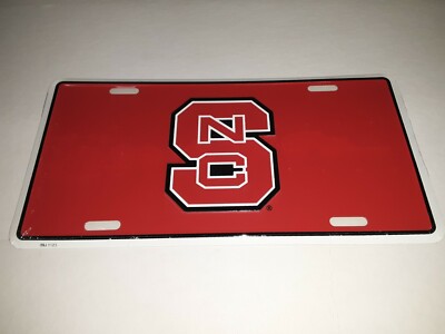 North Carolina State Wolfpack ( NCSU ) NCAA Metal License Plate | eBay