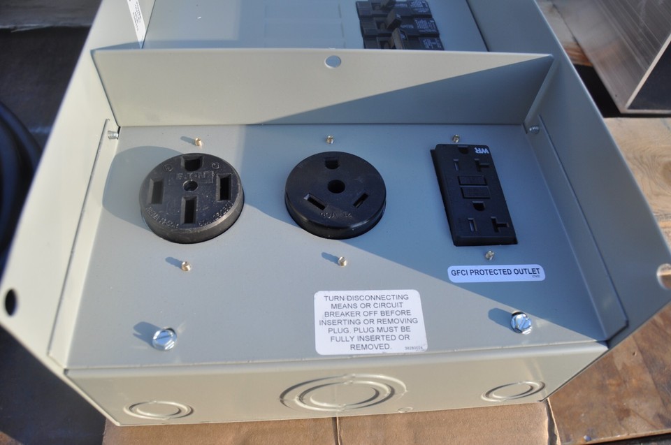 Siemens TL137US Talon Temporary Power Outlet Panel 20,30,50 amp OUTDOOR ...