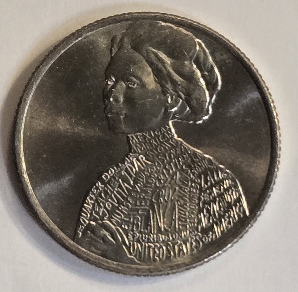 Rare Jovita Idar Quarter 2023 D mint Error Coin Reading "In Cod We ...