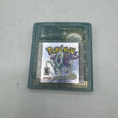 Pokemon Crystal GBC Game Boy Color 2001 Tested Working Authentic ...