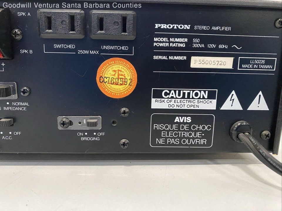 Proton 550 Stereo Amplifier | eBay