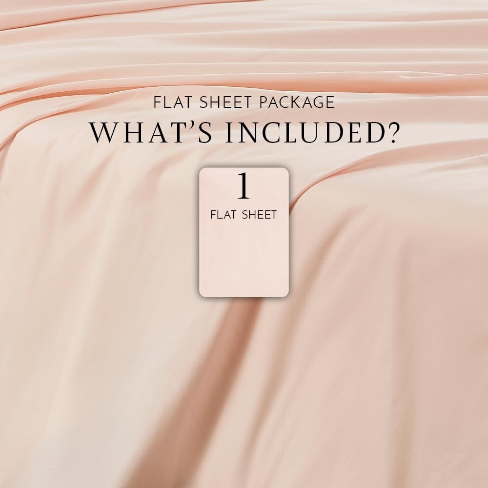 Linen Closet Percale Full Size Flat Sheet 100% Cotton Blush | eBay
