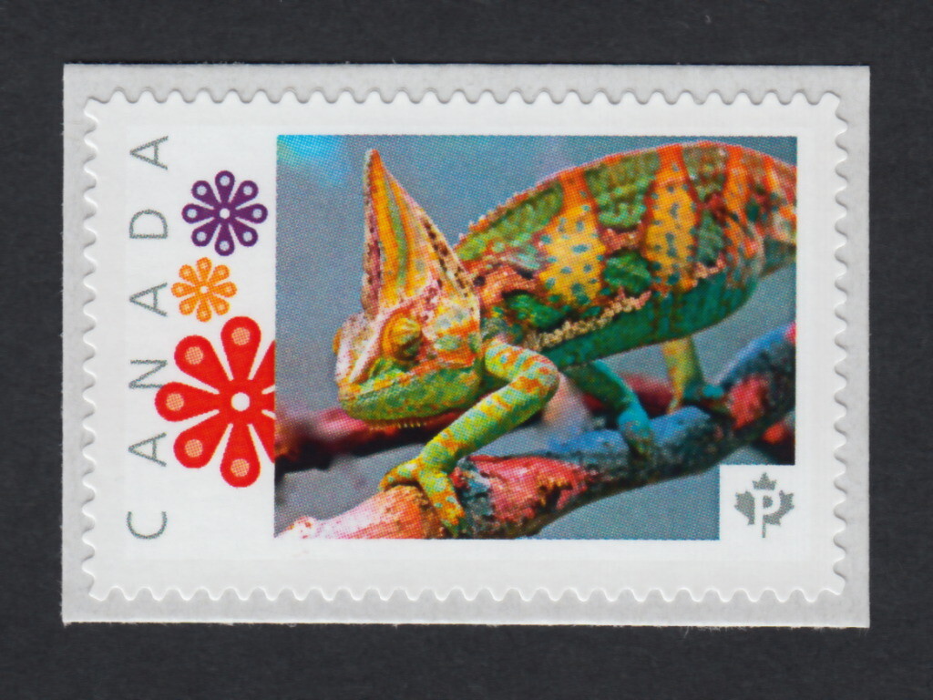 VEILED CHAMELEON = Picture Postage MNH stamp Canada 2015 [p15/9sn5] | eBay