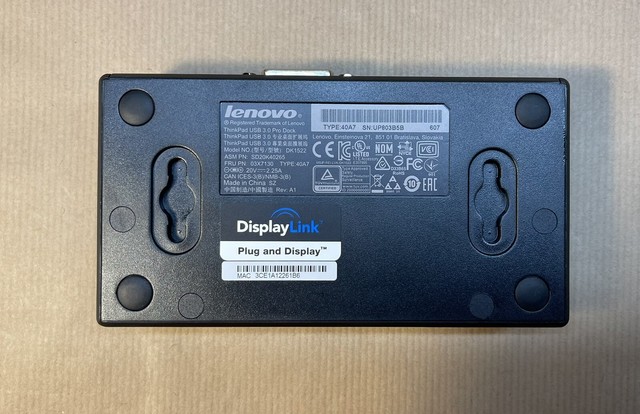 Lenovo DK1522 ThinkPad USB 3.0 Pro Docking Station for sale online | eBay