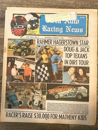 Area Auto Racing News March 1, 1988 31 Pages | eBay