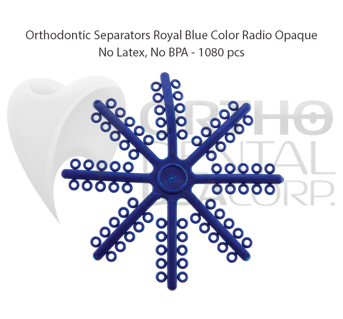 Orthodontic ELASTIC SEPARATORS Posterior - Latex Free radiopaque ...