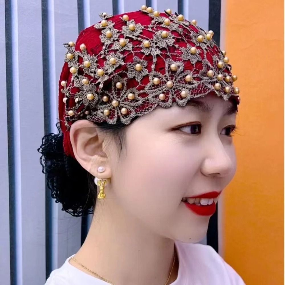 Cotton Muslim Headpiece Soild Color Headband Muslim Headscarf Cap Women ...