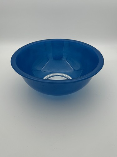 Vintage Pyrex Model 325 - 2.5L Bright Blue Mixing Bowl W/ Clear Bottom ...