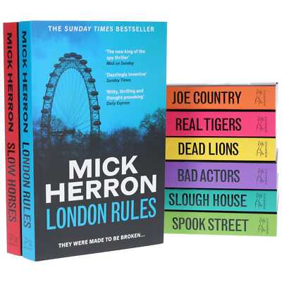Slough House Series: Book 1-8 by Mick Herron Complete 8 Books Set ...