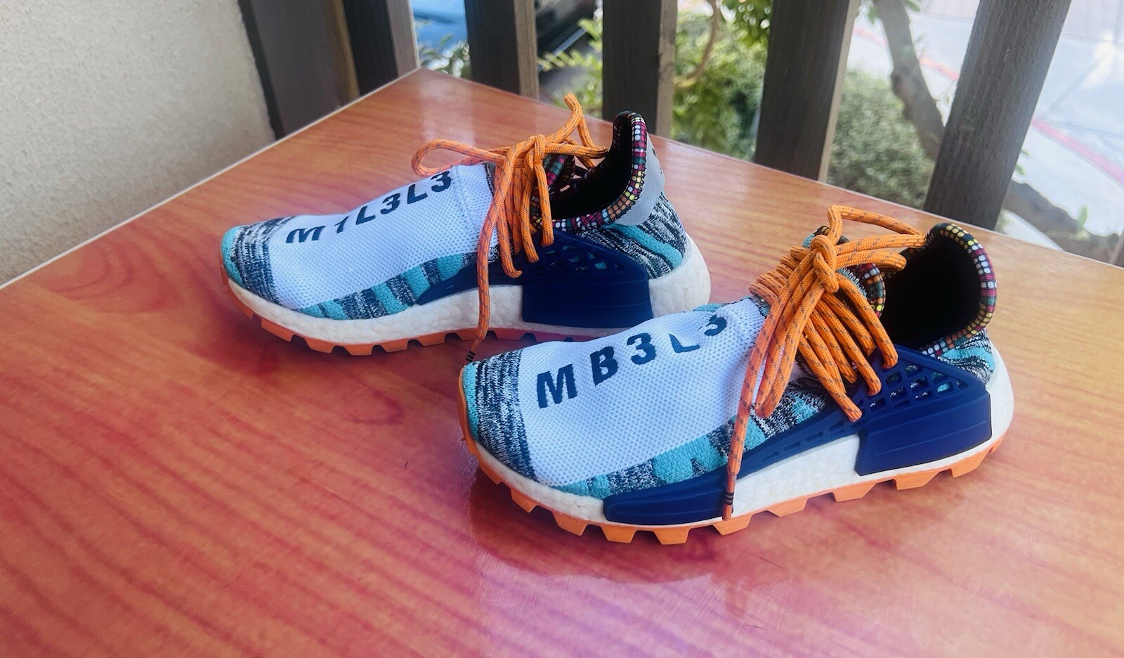 Size 5 - adidas Pharrell x NMD Human Race Trail Solar Pack for sale ...