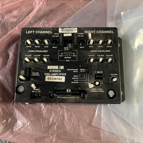 Untested Stero Pre Amplifier Jukebox Rowe PCb Board Part If42-1 | eBay