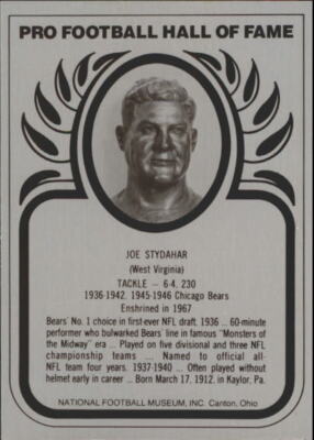 1982-2013 Hall of Fame Metallics #23 Joe Stydahar - NM-MT | eBay