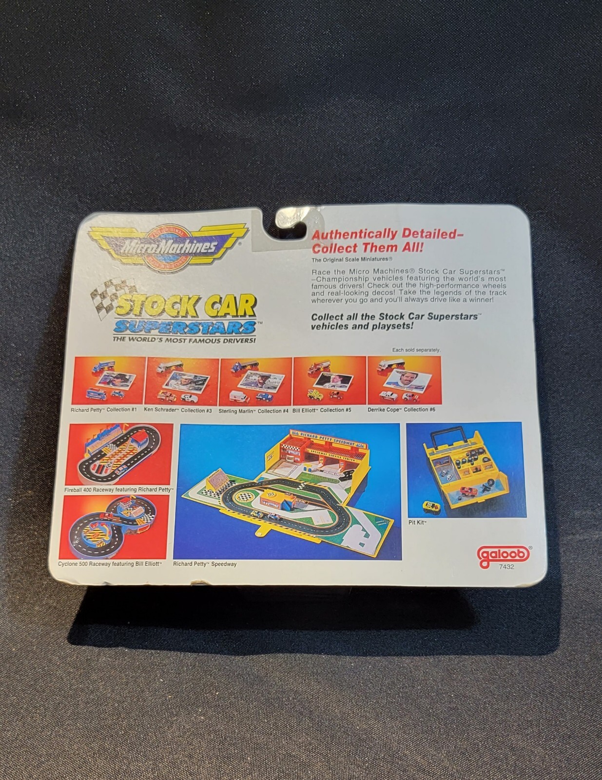 MICRO MACHINES STOCK CAR SUPERSTARS SET #1 RICHARD PETTY RACE TEAM 1992 ...