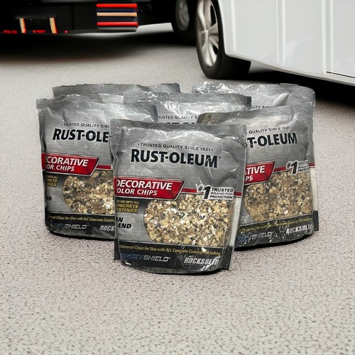 Lot of 6 Rust-Oleum Decorative Color Chips Tan Blend 1 lb Bags | eBay